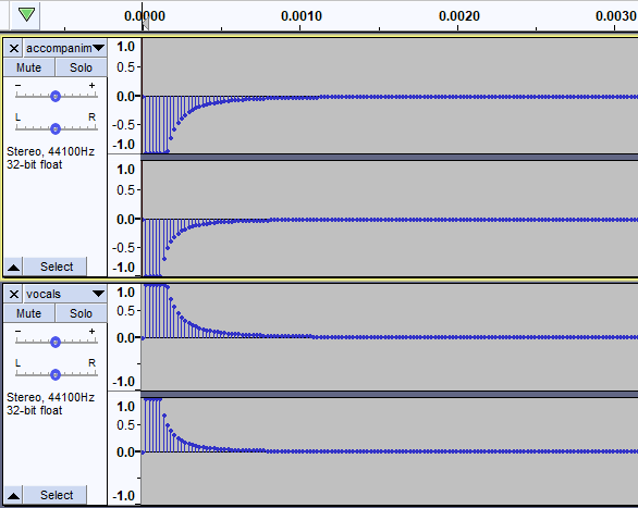 Initial DC offset in output files from Spleeter 1.5.1 · Issue #392 · deezer/spleeter · GitHub